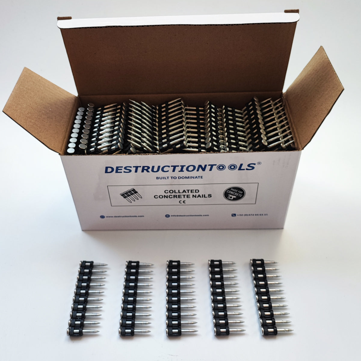 1000x Collated concrete nails 25mm - for Bosch GNB18V - PROFACTOR 18V ...